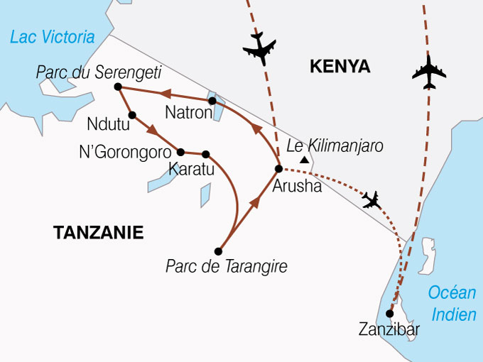 Circuit Tanzanie Zanzibar 15 Jours