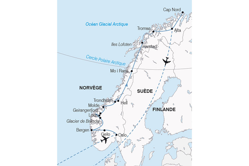 Circuit norvège, majestueux fjords, îles lofoten et le cap nord 12 ...